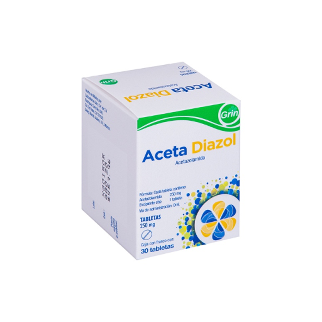 Aceta Diazol 250mg c/30 tab – Farmacias Go Vision